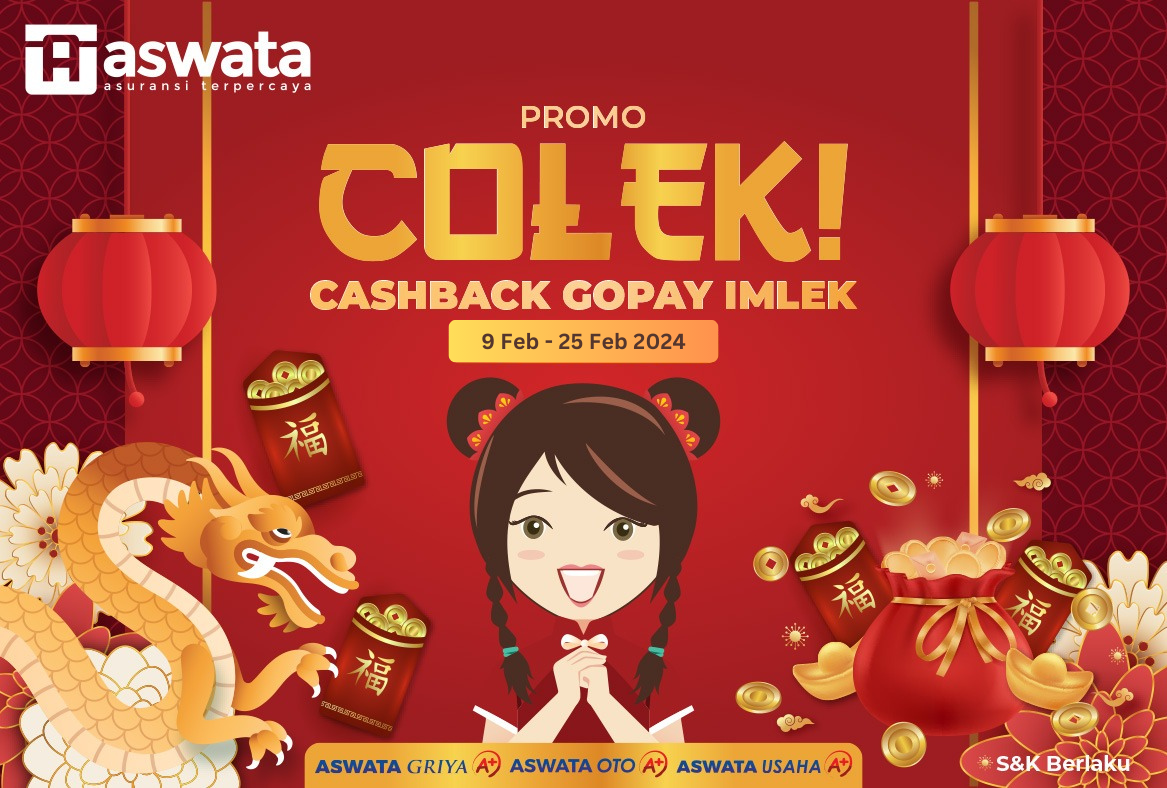 Promo Colek Cashback Gopay Imlek 2024 - Aswata Asuransi Terpercaya